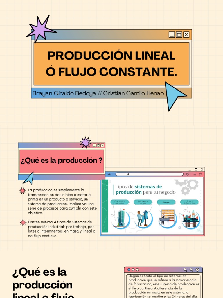 Produccion Lineal o Flujo Constante | PDF | Producción en masa ...