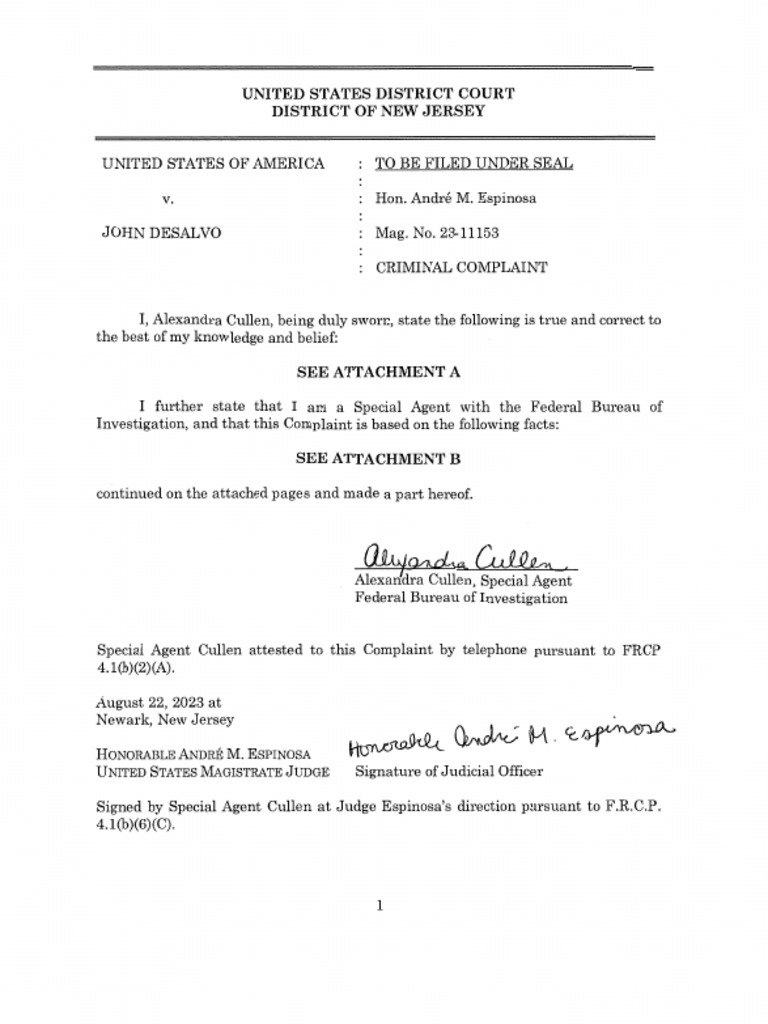 John DeSalvo Complaint | PDF | Mail And Wire Fraud | Cryptocurrency