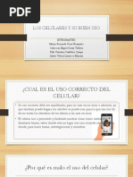 Uso Responsable Del Celular | PDF | Teléfonos móviles | Comunicación