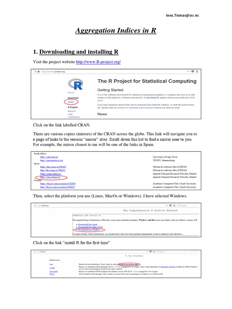 Aggregation Indices in R | PDF | Spss | Command Line Interface