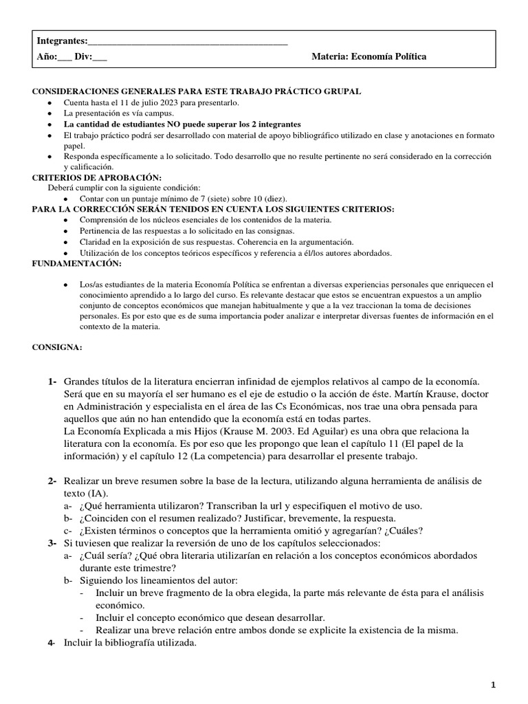 Trabajo Practico Grupal 2do Trimestre 2023 | PDF | Ciencia cognitiva | Cognición