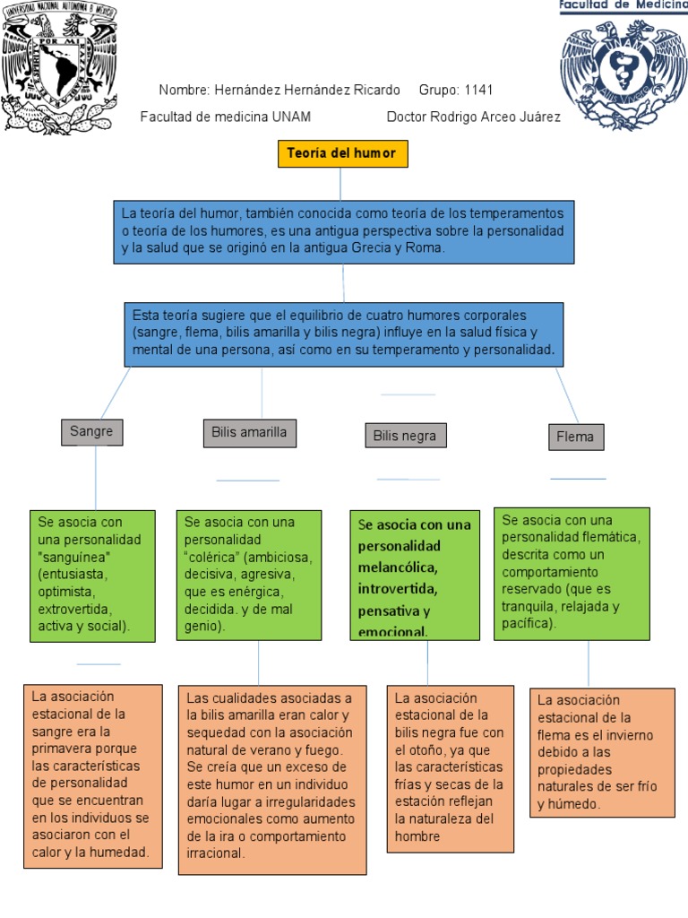 Esquema de La Teoria Del Humor | PDF