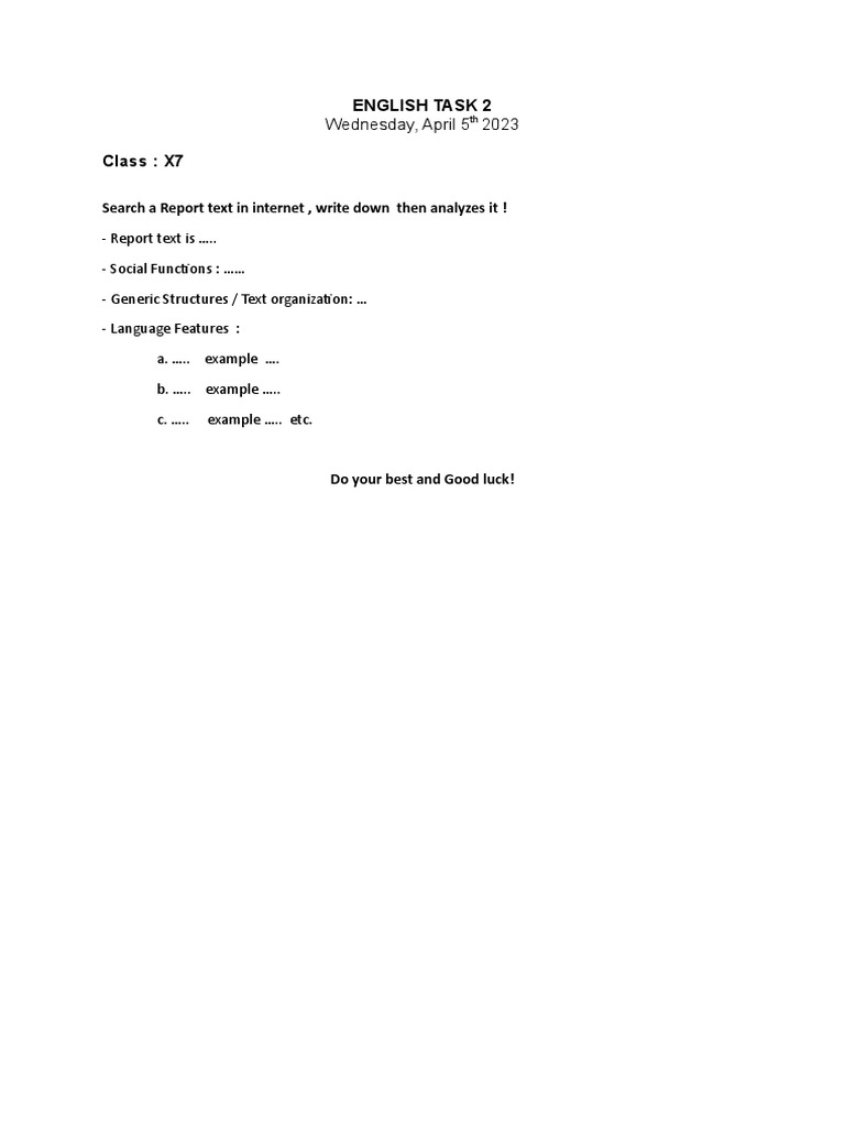 English Task 2. x.pjj.23 | PDF