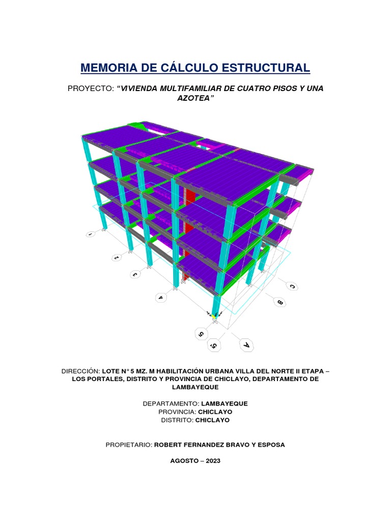Memoria de Calculo Estructuras | PDF