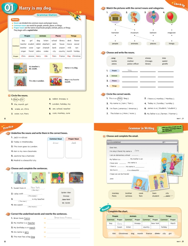 YFA EN 01 Nouns | PDF