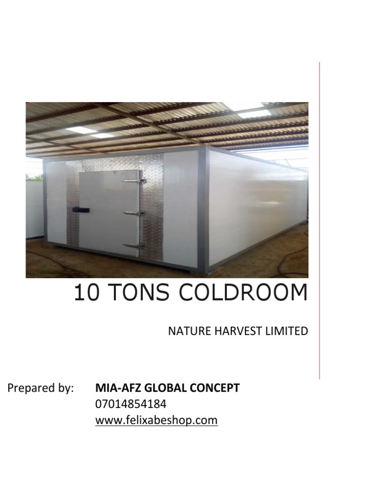 Cold Room Business Plan for Frozen Chicken | PDF | Supply Chain | Expense