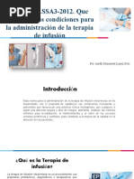 Nom-022-Ssa3-2012-Condiciones para La Administracion de La Terapia de Infusion Intravenosa ...