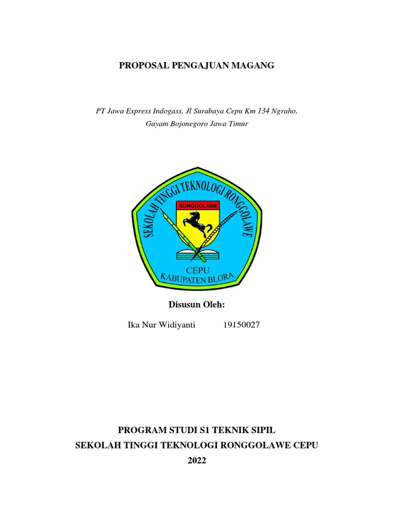 Proposal Pengajuan Magang | PDF