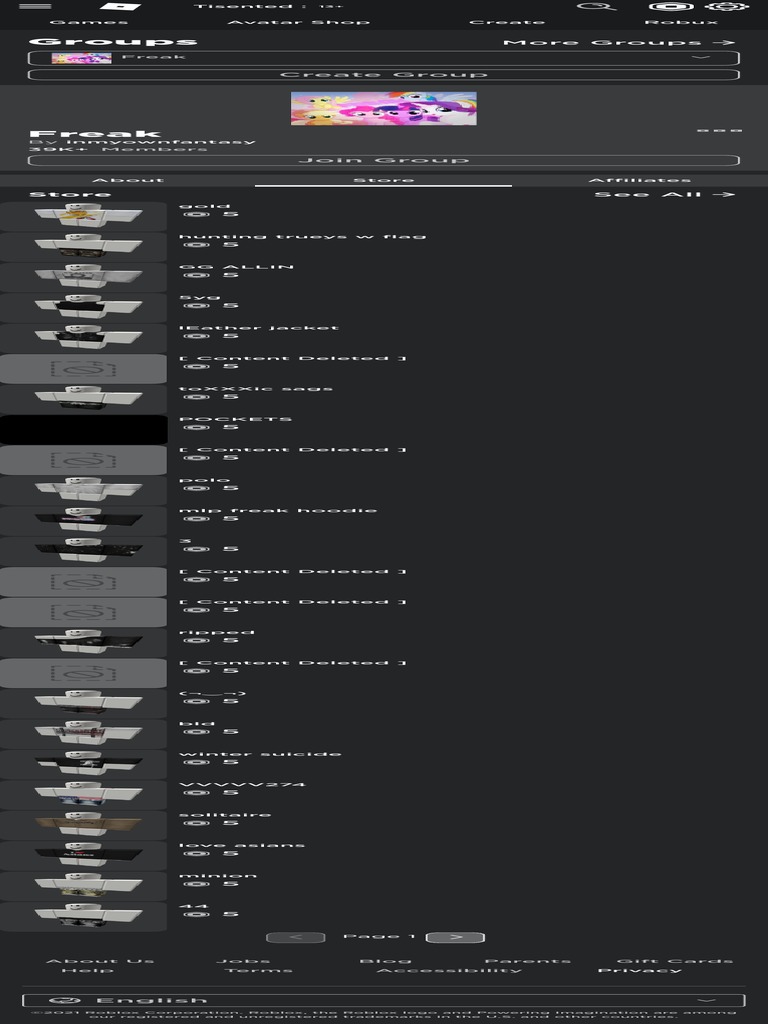 Freak - Roblox | PDF