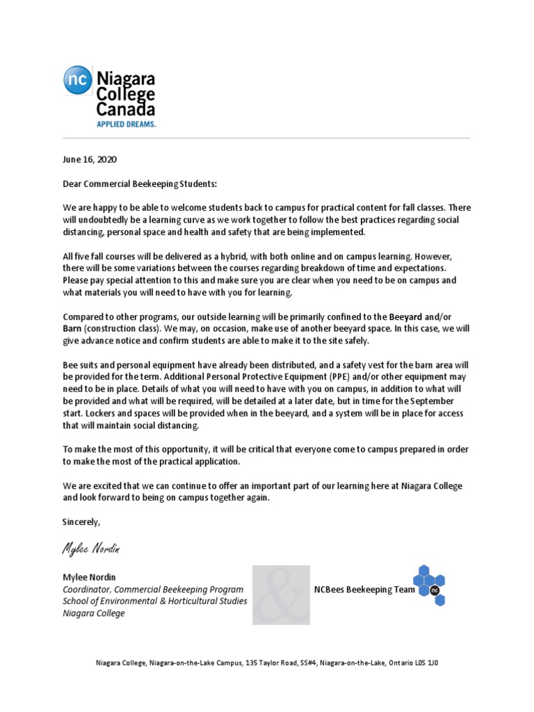 Beekeeping Letter F20 | PDF