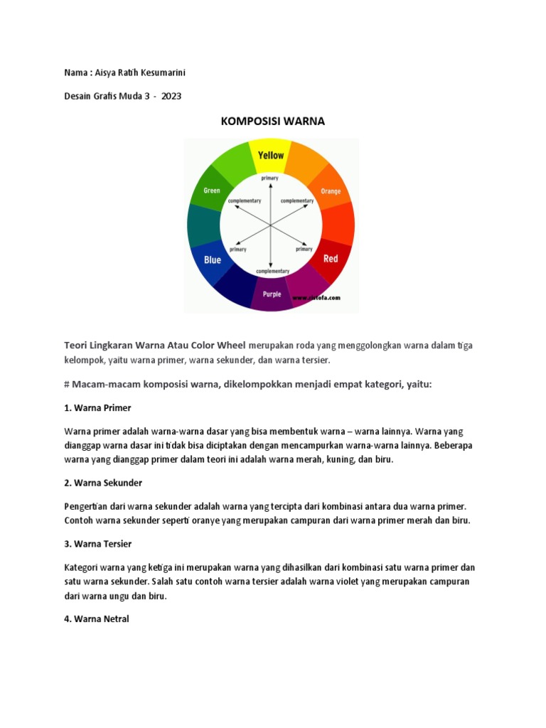Komposisi Warna | PDF