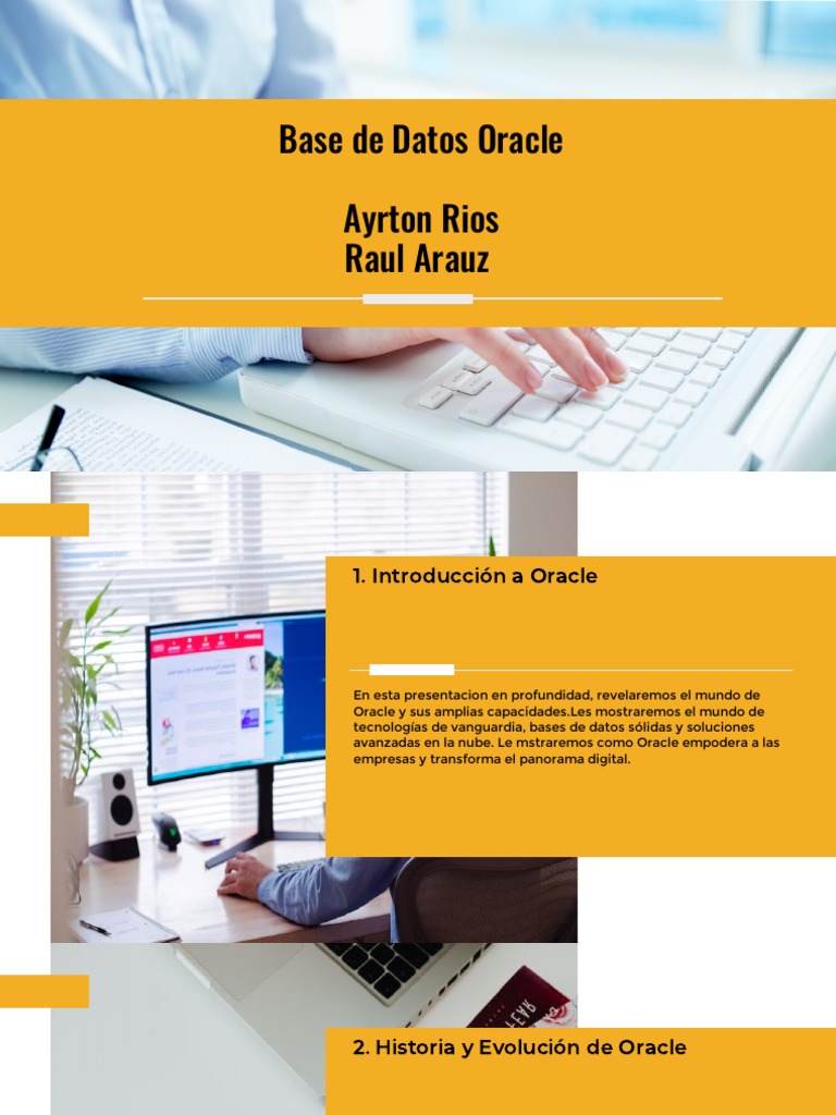 ORACLE | PDF | Oracle Corporation | Planificación de recursos empresariales