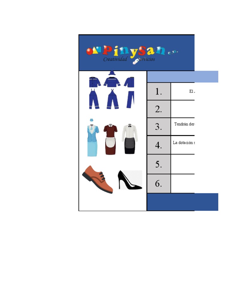 Cuadro Comparativo Dotacion y EPP | PDF | Economias | Labor