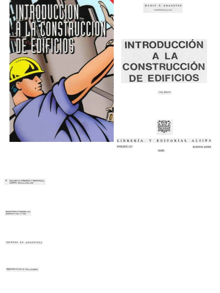 Chandias - Introduccion A La Construcion de Edificios | PDF