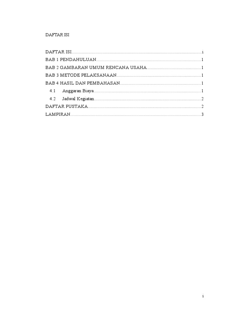 Template Proposal PKM-PM | PDF