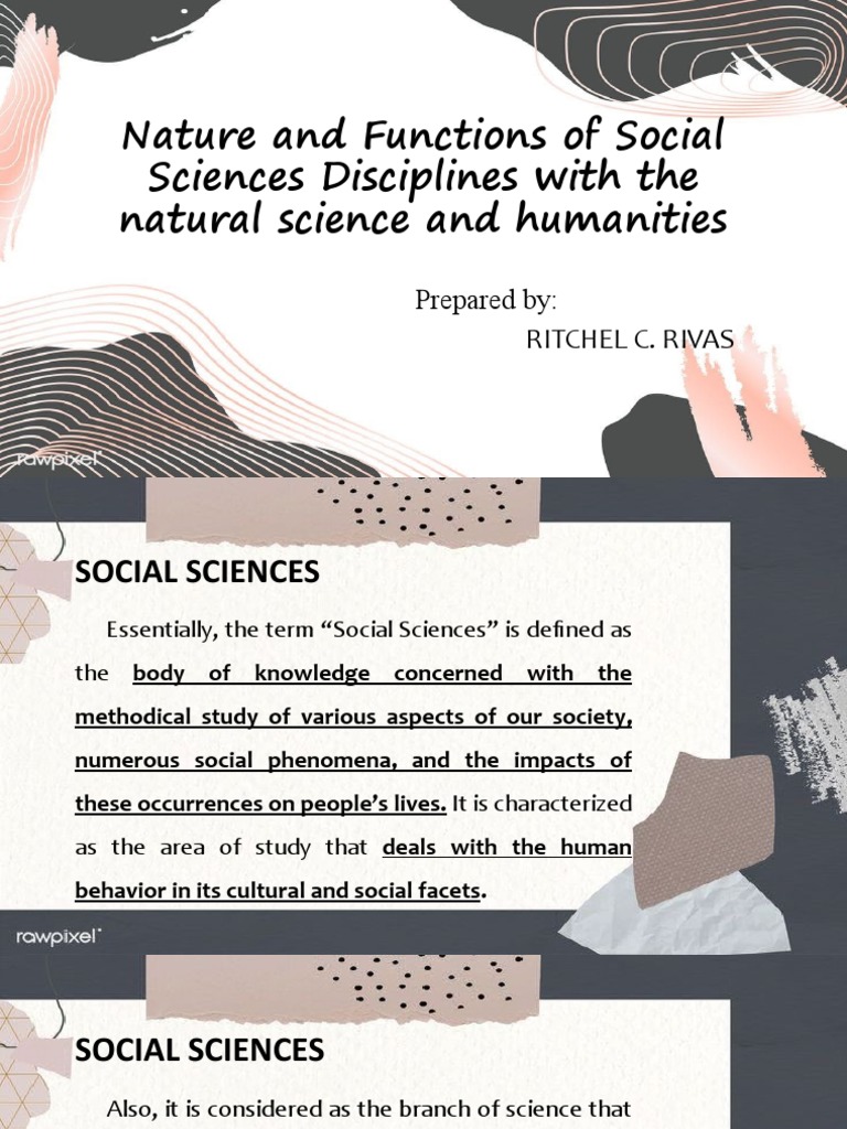 Nature and Functions of Social Sciences Disciplines With | PDF