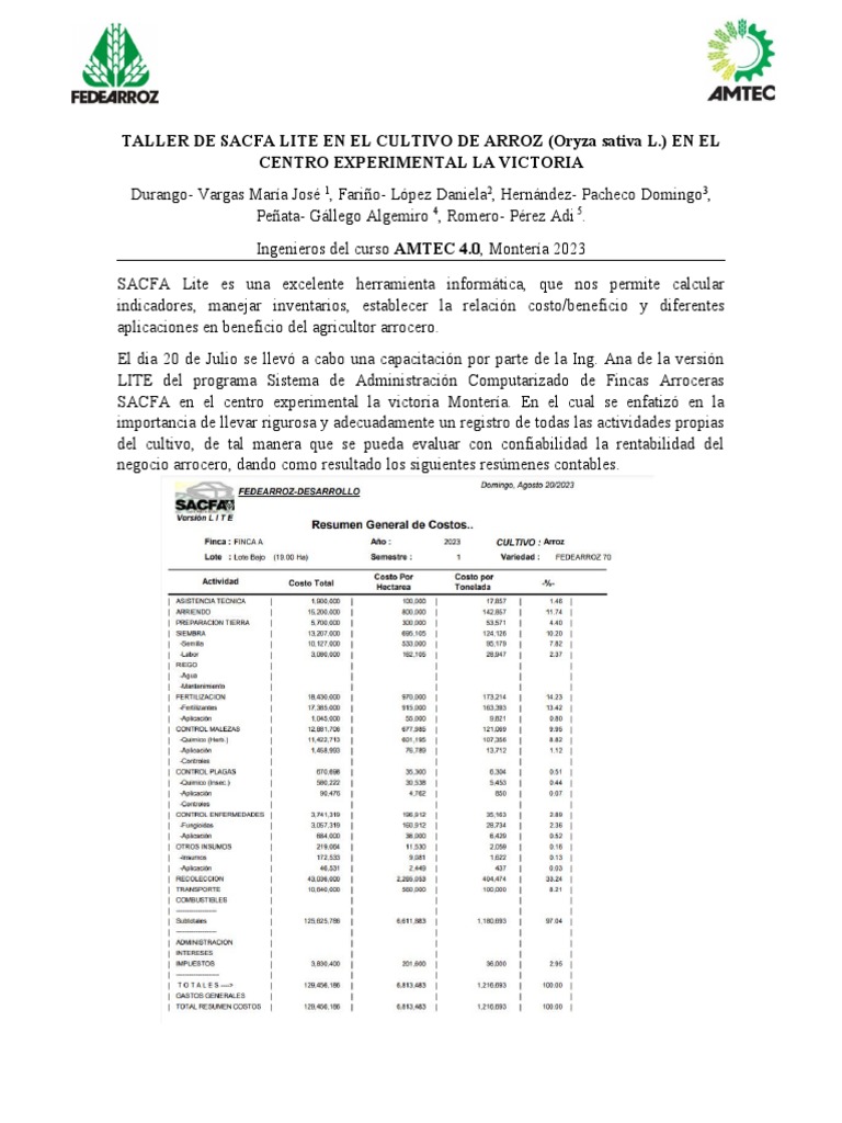 Sacfa Lite | PDF | Negocios