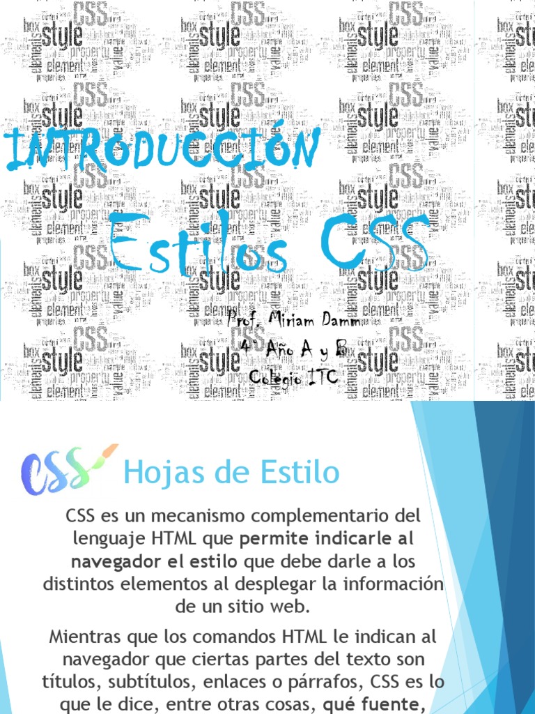 Hojas de Estilo CSS | PDF | HTML | Desarrollo web