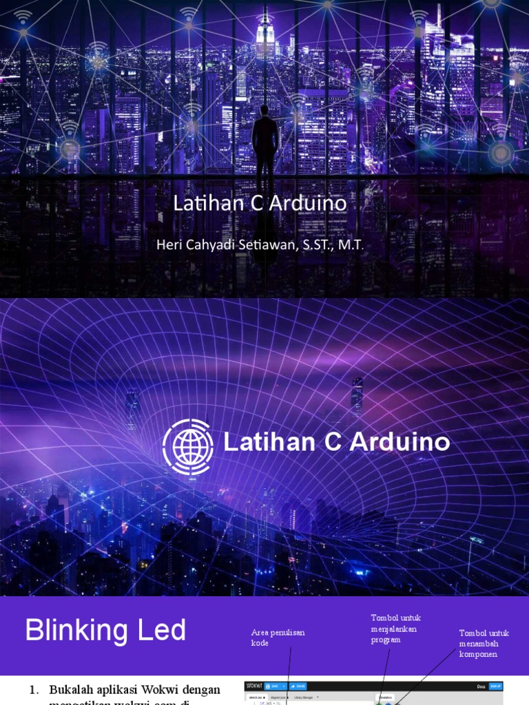 Latihan Arduino Dengan Wokwi | PDF