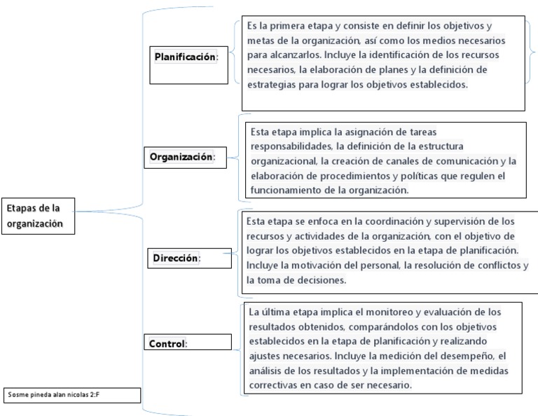 Estapa de La Arganizacion ALAN | PDF