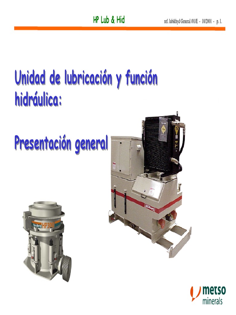 HP-Unidad de lubricación función hidraulica | PDF | Ingeniería mecánica ...