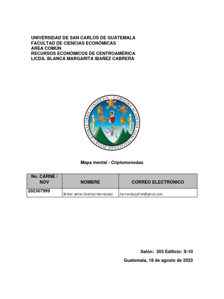 Mapa Mental - Criptomoedas | PDF