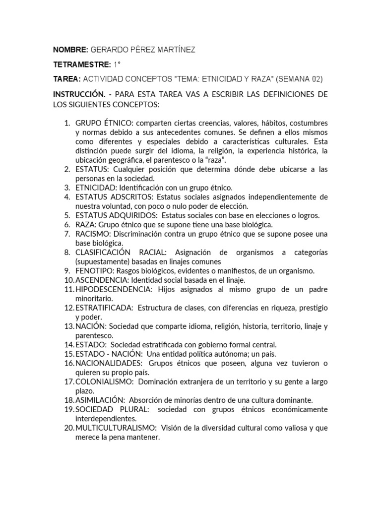 Actividad Conceptos - Gerardo Perez MTZ - 23572 | PDF