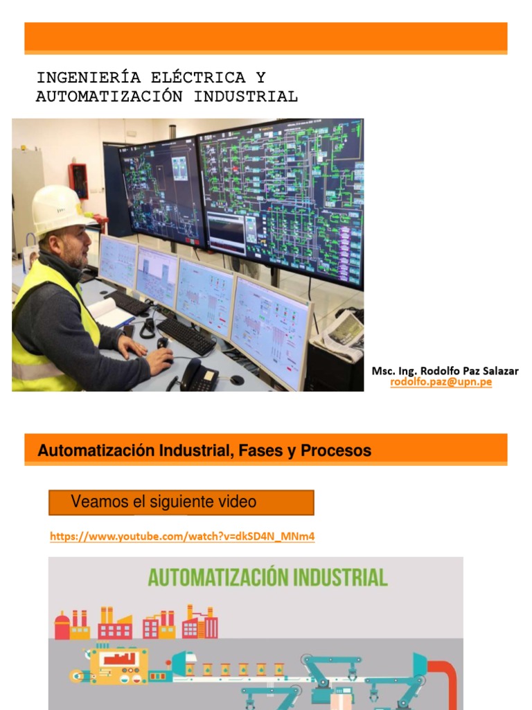 3.-Clase Semana 3 Upn-Rps | PDF | Automatización | Sistema de control