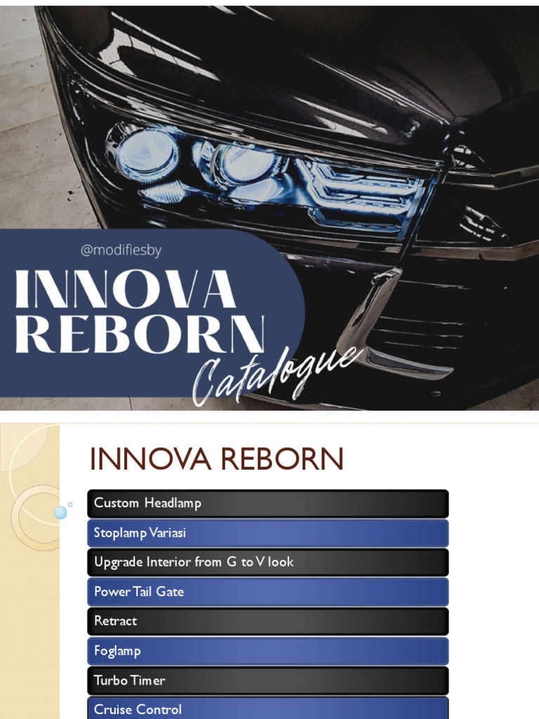 Penawaran Innova Reborn | PDF
