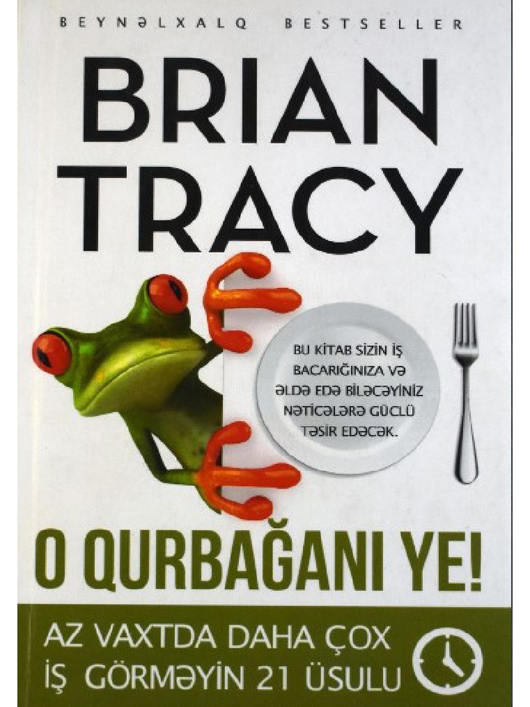 Brain Tracy o Qurbagani Ye PDF Kitablar Mir - Az | PDF