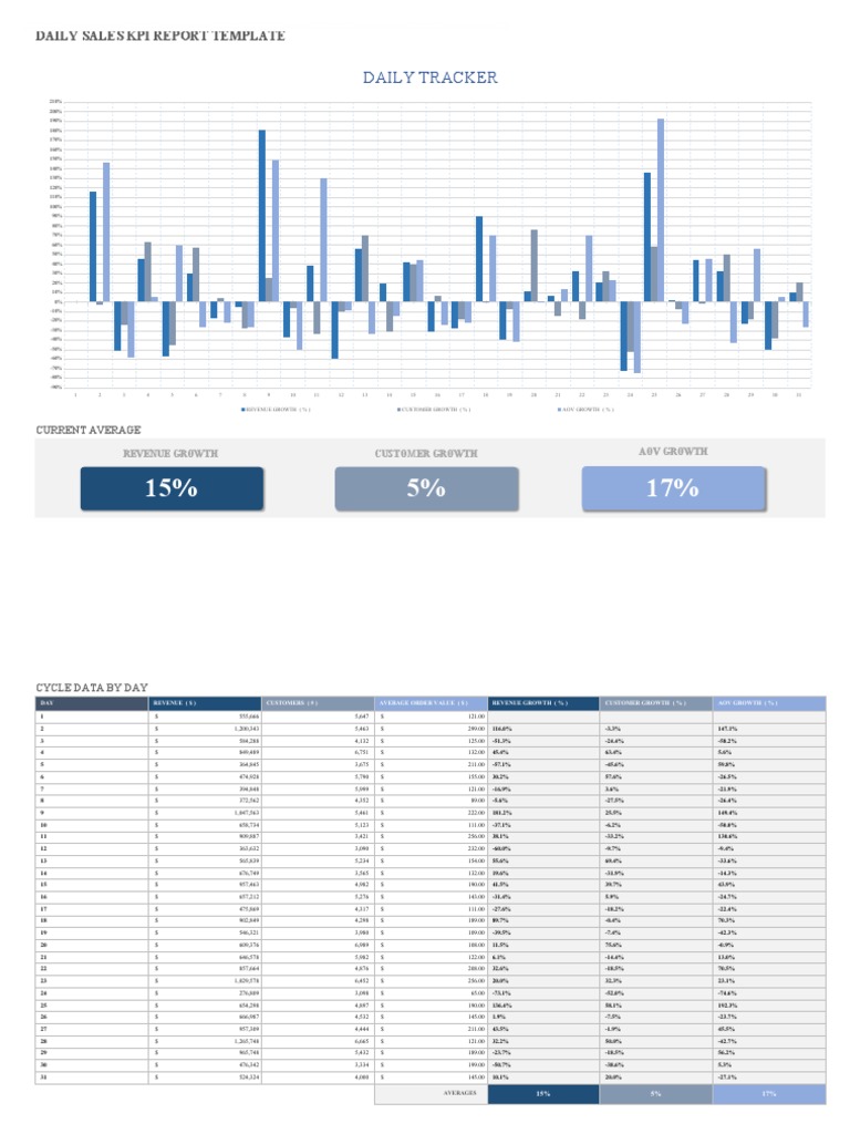 IC Daily Sales KPI Report 11538 | PDF