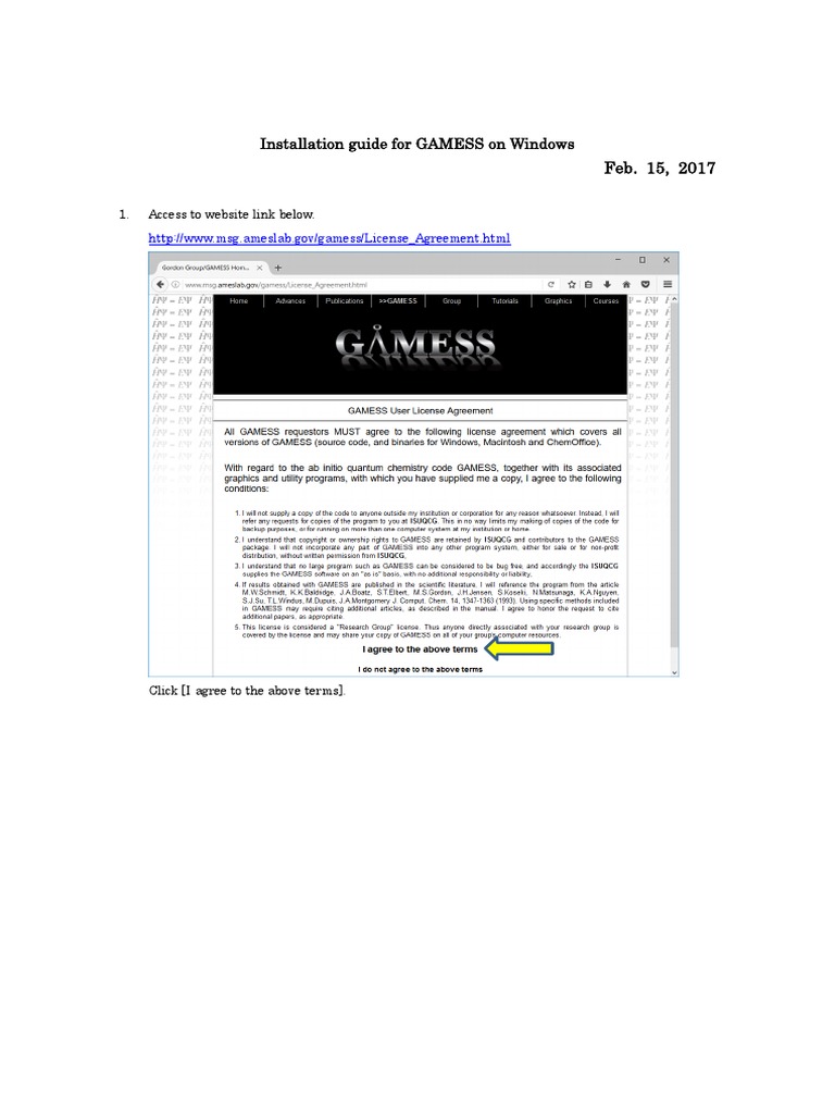 GAMESS Windows Installation Guide | PDF | 64 Bit Computing | Microsoft ...