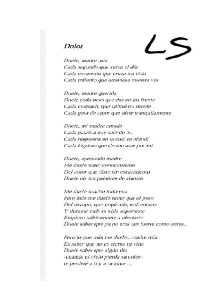 Poema Dolor | PDF