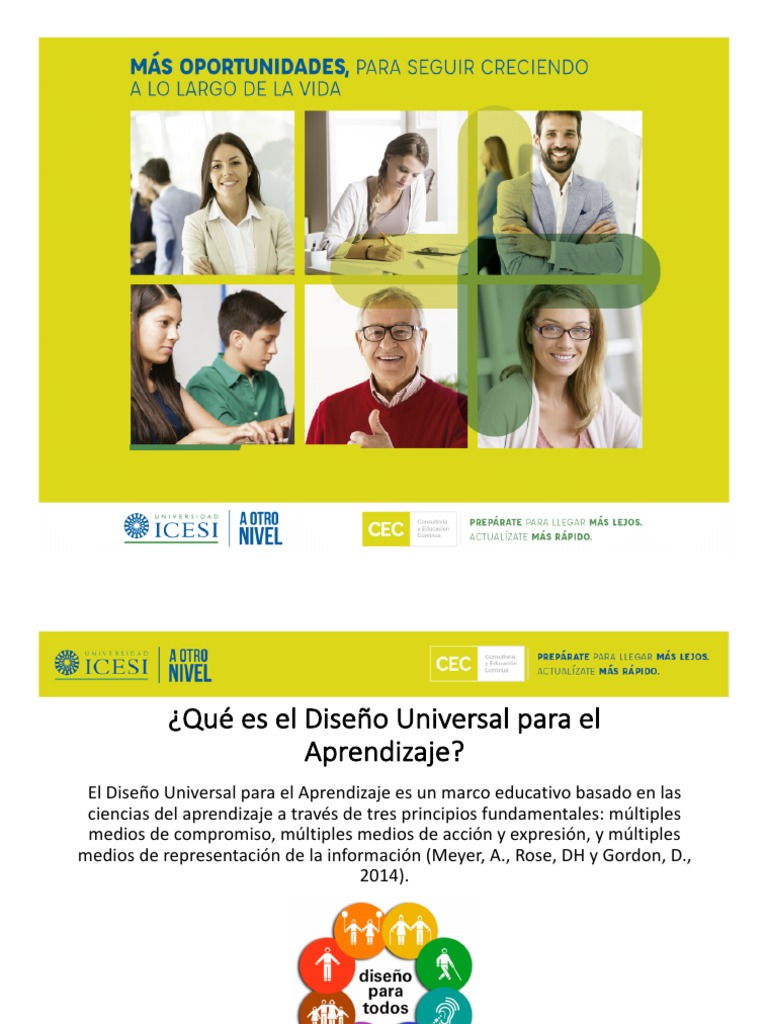 Diseño Universal para El Aprendizaje DUA | PDF | Aprendizaje | Enseñando