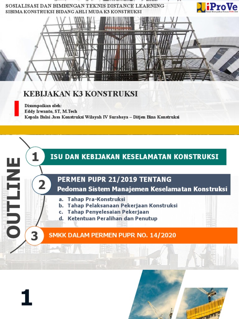 Kebijakan Keselamatan Konstruksi K3 | PDF