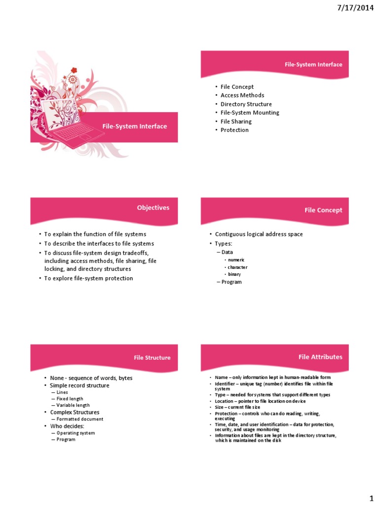 PT 08 - File Systems | PDF | Computer File | File System