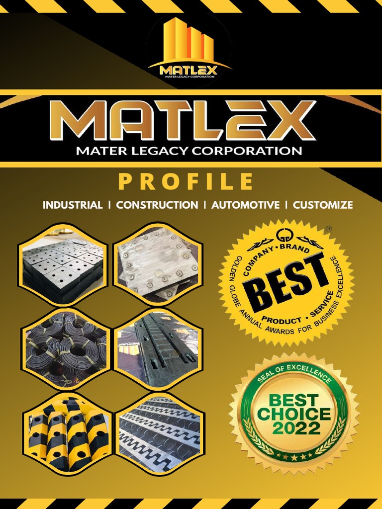 Matlex Company Profile - 2023. | PDF | Customer | Belt (Mechanical)