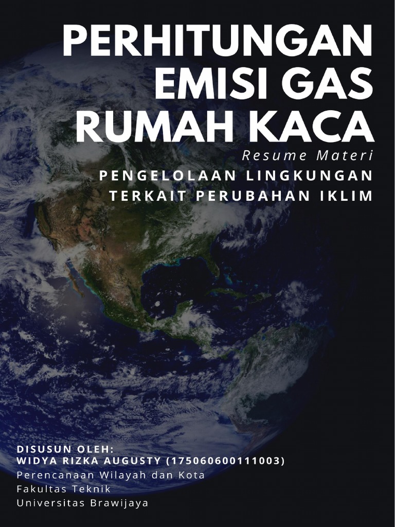 Perhitungan Emisi Gas Rumah Kaca | PDF