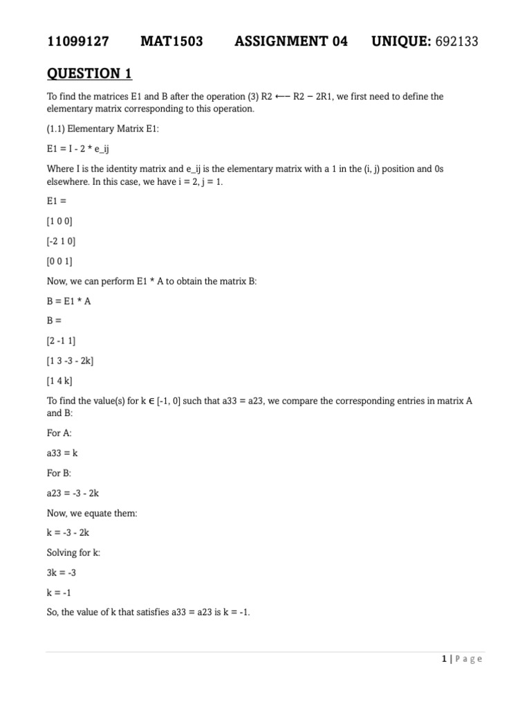 Mat1503 A04 | PDF
