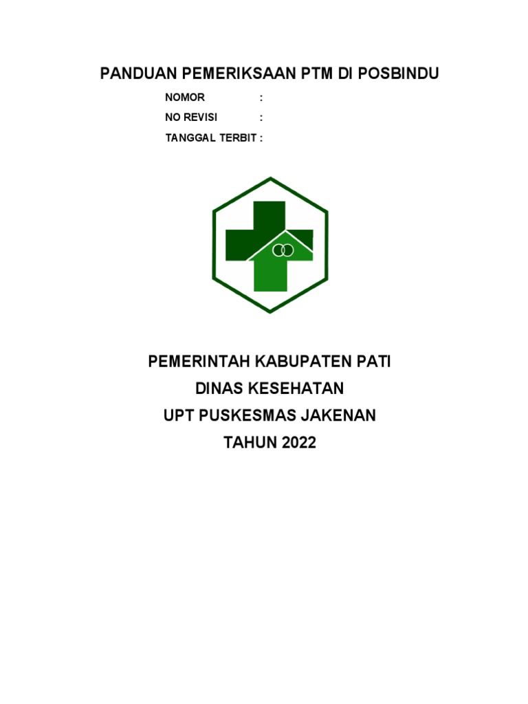 4.5.1.5 Panduan Pemeriksaan PTM Di Posbindu | PDF