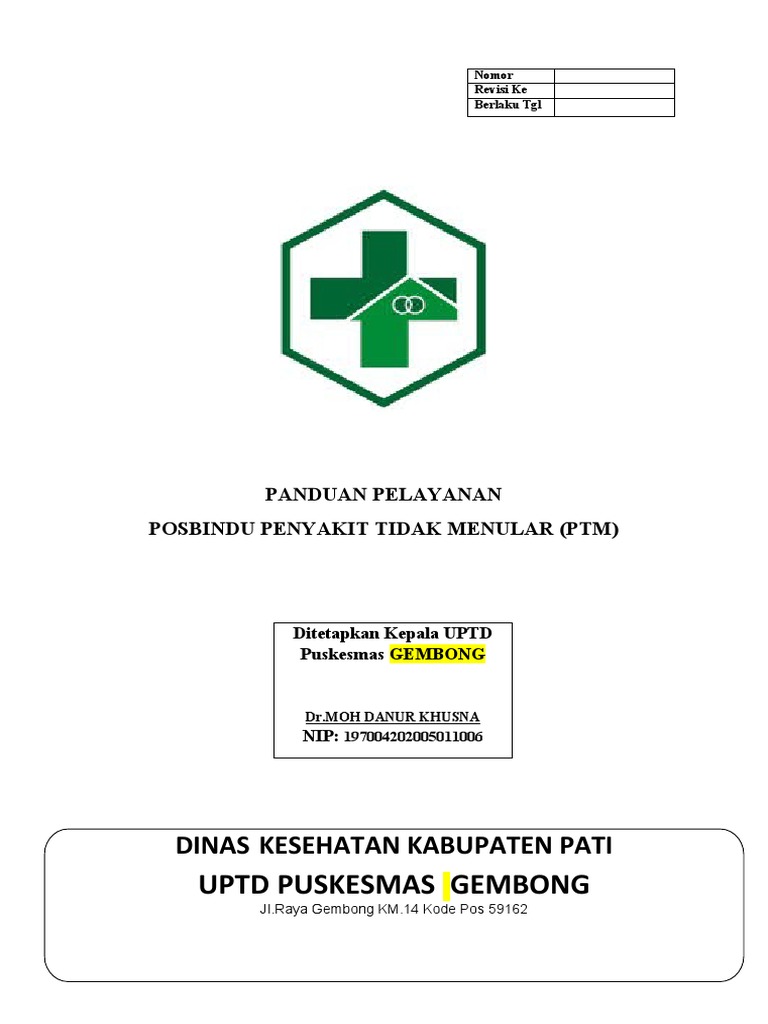 Panduan Posbindu PTM | PDF