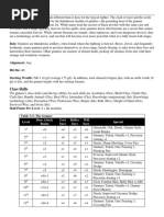 D&D 5E Gunner Class Overview | PDF | Projectiles | Ballistics
