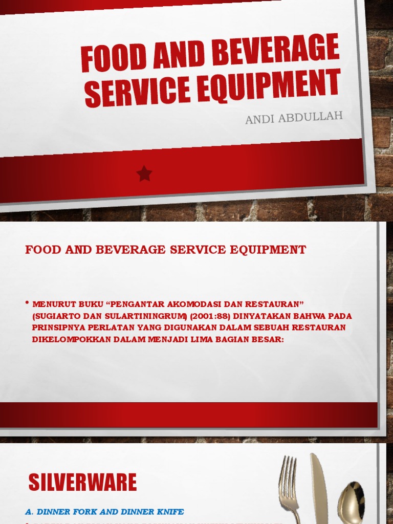 F&B Service Equipment | PDF