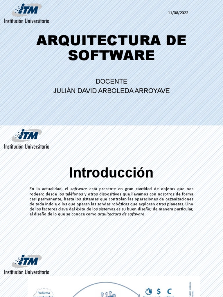 Arquitectura de Software p1 | PDF