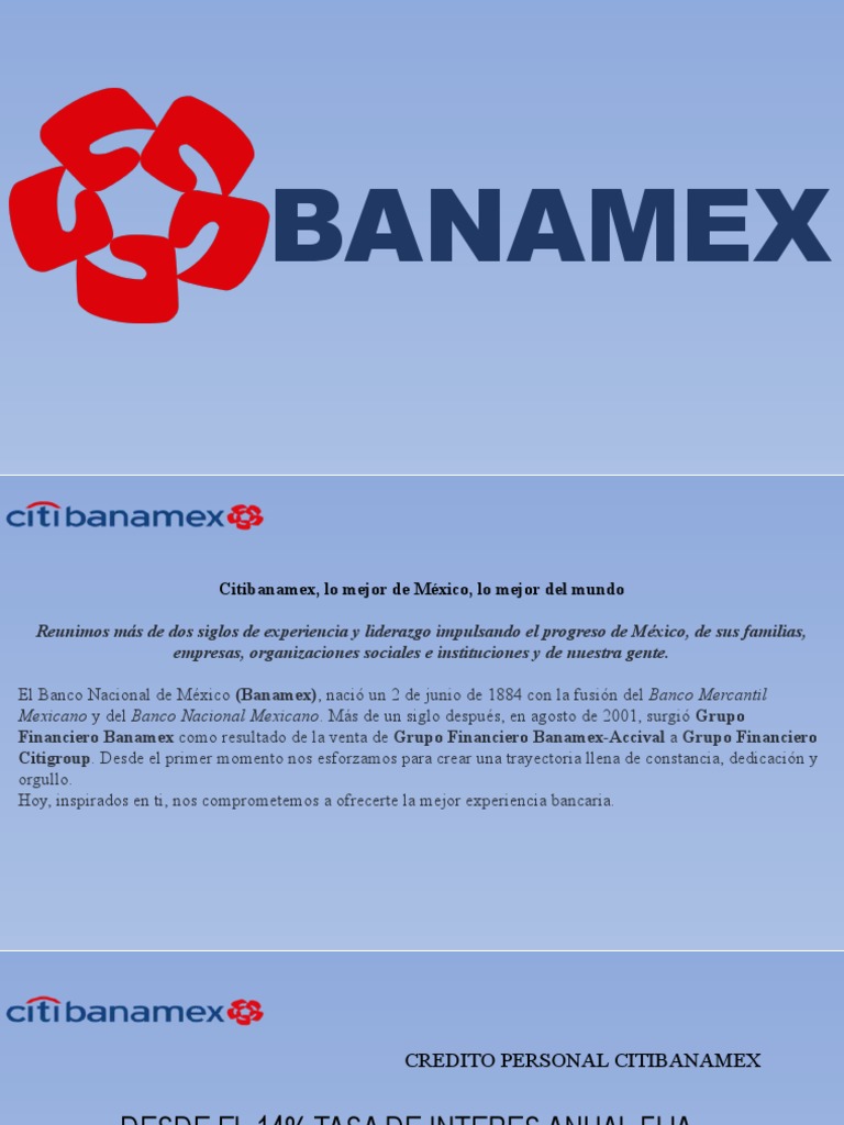 Exposicion Banamex | PDF | Préstamo hipotecario | Bancos