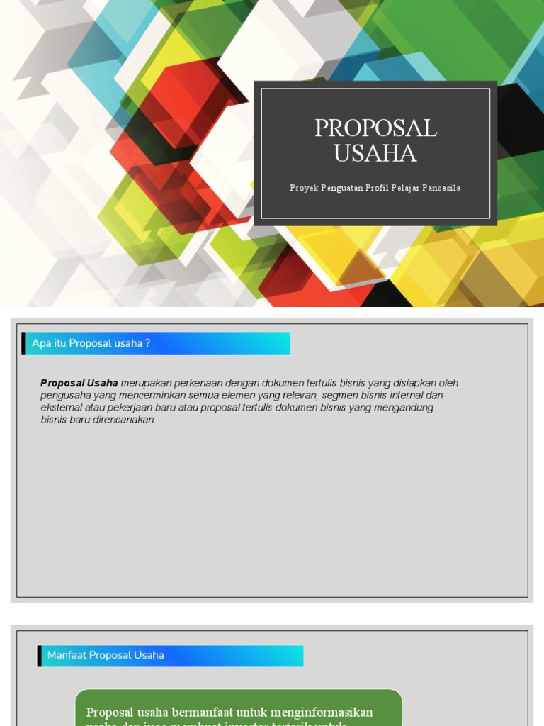 Proposal Usaha | PDF