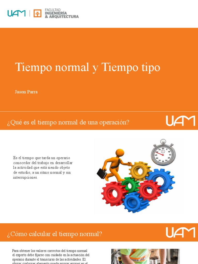Tarea 10 - Tiempo Normal y Estándar | PDF