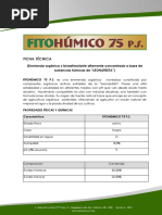 Ficha Técnica Ktionic | PDF | Nitrógeno | Fertilizante