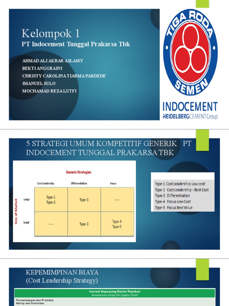 Kelompok 1 Strategi Kompetitif Generik Updated | PDF