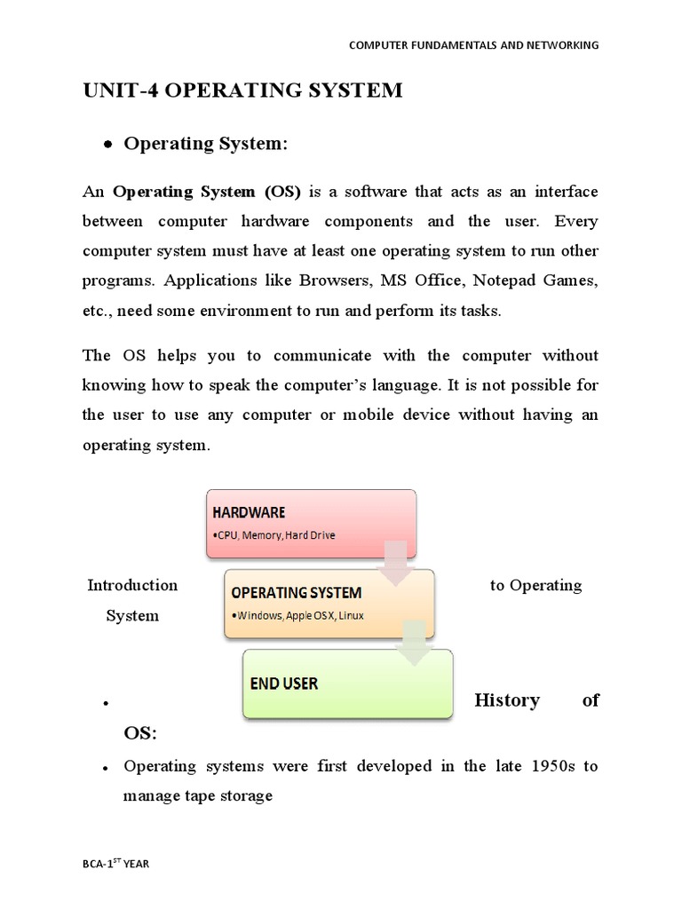 Overview of Operating Systems Types | PDF | Art | Computers